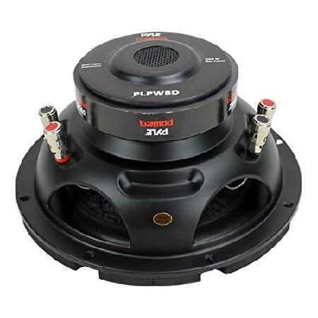 PYLE PLPW8D 8" 1600W Car Audio Subwoofers Subs Woofers Stereo DVC 4-Ohm ...