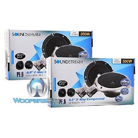 (2) PF.6-2 Sets of Soundstream 6.5" 100W RMS 2-Way Component Speakers : ショップグリーンストア - 通販 - Yahoo ...