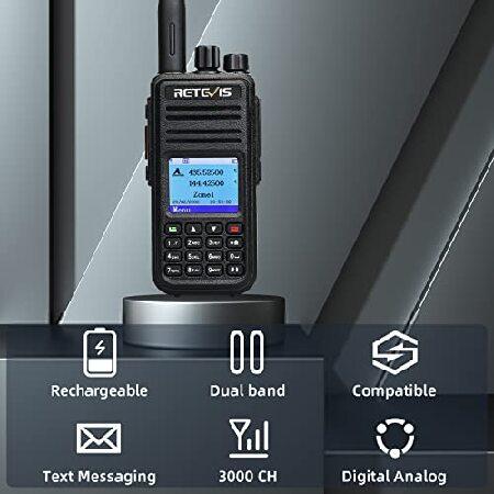 Retevis RT3S DMR Radio, Dual Band Radio, Digital 2 Way Radio, Dual Time ...