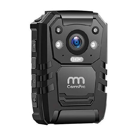 1296P HD Police Body Camera,32G Memory,CammPro Premium Portable Camera,Waterproof Body-Worn ...