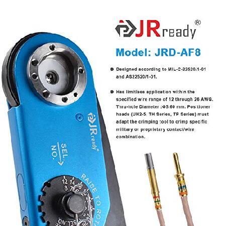 JRready JRD-ASF1 圧着工具 M22520/1-01 ソリッドコンタクトクリンパー 高精度電気コネクタ 圧着工具 12-26 AWG :B07ZFSBFCH:ショップグリーン ...