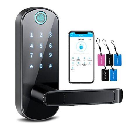 Smart Lock,Bluetooth Enabled Fingerprint and Touchscreen Electronic ...