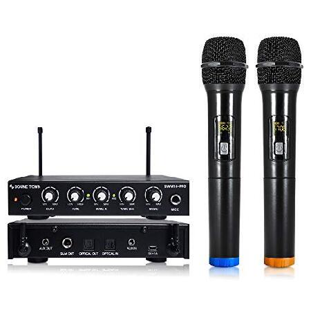 Sound Town 16 Channels Wireless Microphone Karaoke Mixer System with ...