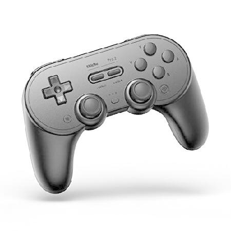 8Bitdo Pro 2 Bluetooth Controller（ブラックエディション） NS Switch・Windows・Android ...