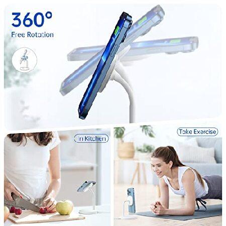 【360°回転】Syncwire 2-in-1 MagSafe対応 磁気ワイヤレス充電スタンド【2台同時充電+USB-Cケーブル(1.2m)付属】 ワイヤレス充電器 マグネット ワイヤレス ...