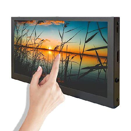 LESOWN 7inch Touch IPS Portable Monitor with Dual Speakers, Audio Jack ...