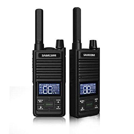 Samcom Long Range Walkie Talkies for Adults T2 GMRS Talkie Handsfree ...