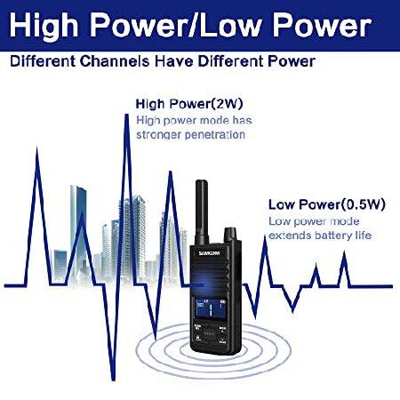 Samcom Long Range Walkie Talkies for Adults T2 GMRS Talkie Handsfree ...