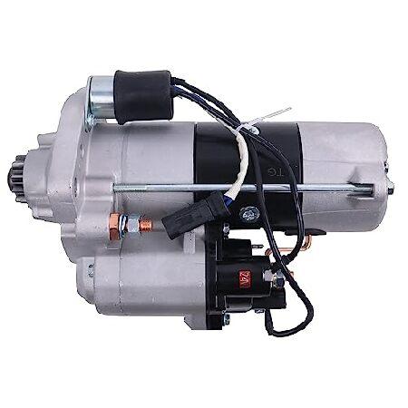 FridayParts 24V 10T Starter Motor 354-5671 3545671 Compatible for Caterpillar CAT Engine C6.6 C7 ...
