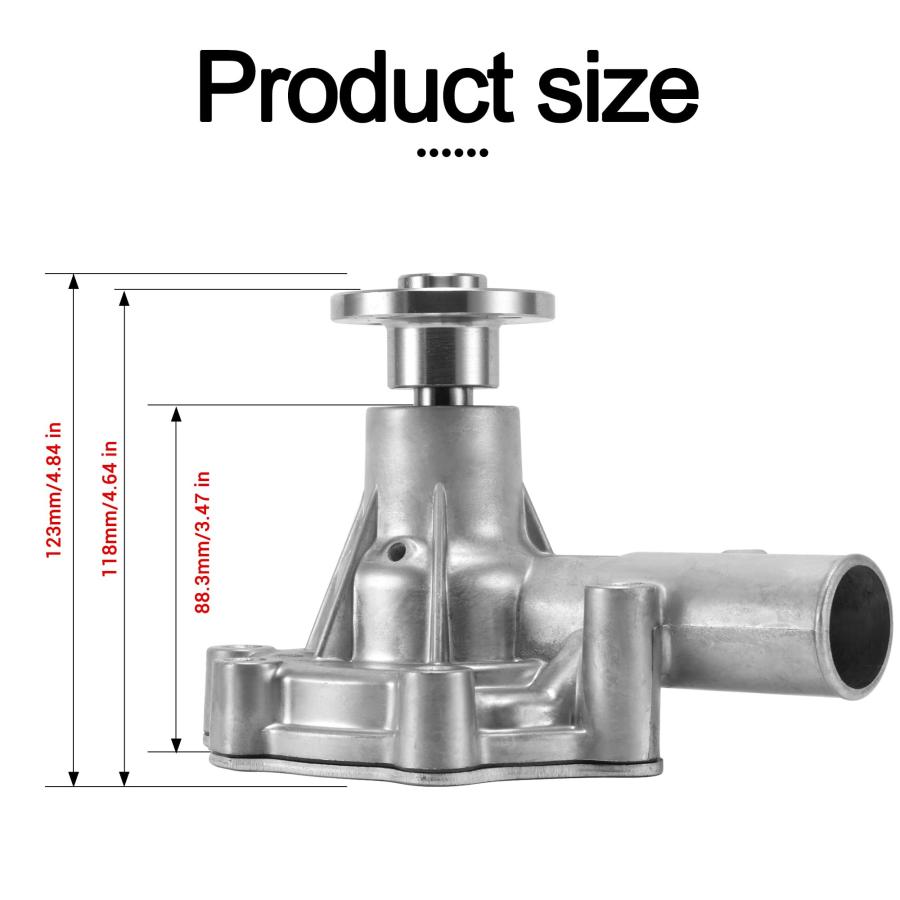 AULINK ウォーターポンプ MM409302 MM433424 三菱 K4N K3B K3D K3E K4E S3L2 S4L2 S4L K3A S4N ケース IHトラクター 234 ...