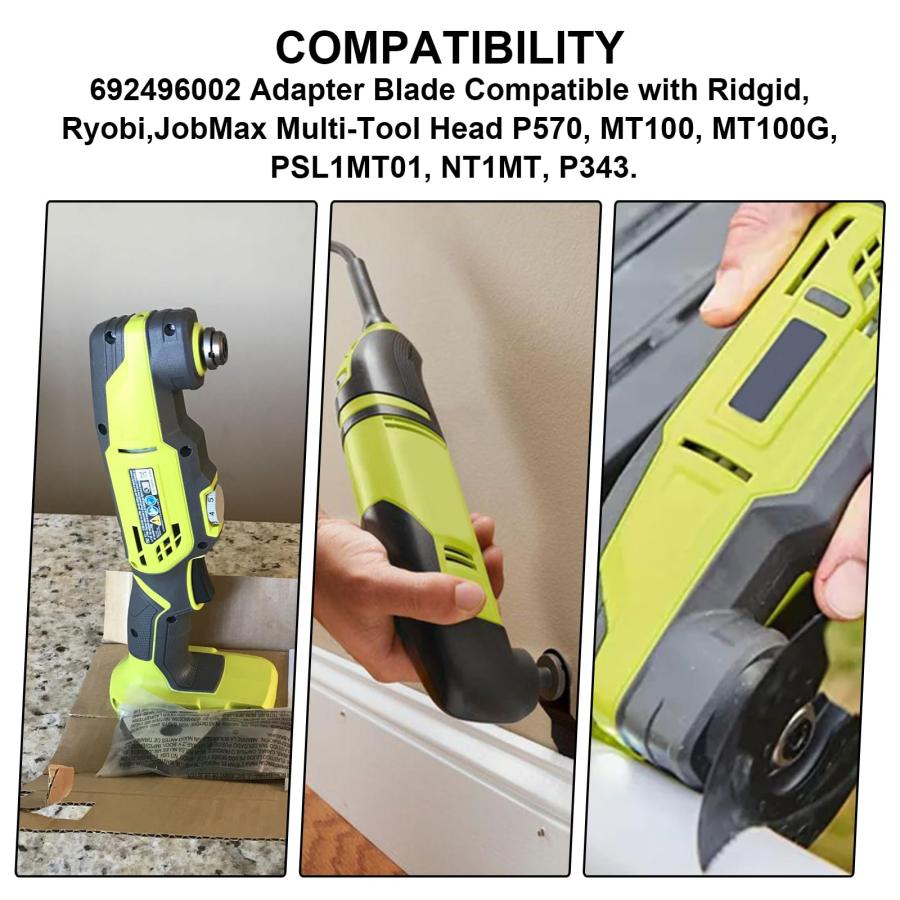 マルチツールブレードアダプター 692496002 交換用 Rid-GID マルチツール R8223404 RID-GID/Ryobi ...