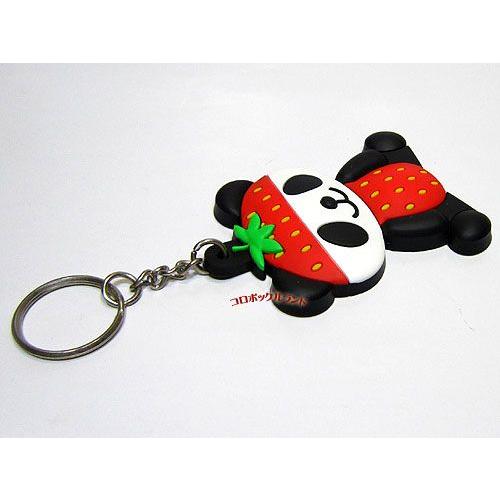 パンダキーホルダー（イチゴ） : コロボックルランド ヤフー店 - 通販 - Yahoo!ショッピング