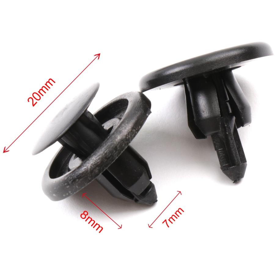 コシハラ ドアパネルトリムクリップ 自動車フェンダー バンパークリップ 10個セット Toyota用 KOSHIHARA LL552 : 超原 ...