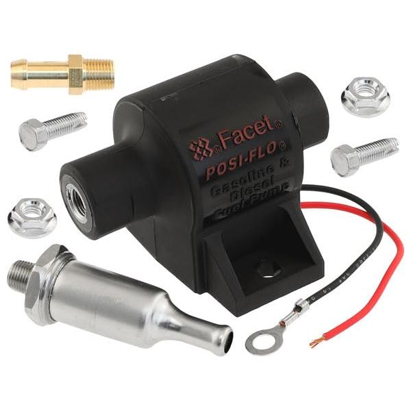 Facet FEP304SV Posi Flo 12 volt Fuel Pump Kit, 1/8 NPT Ports, 1 並行輸入品 ...
