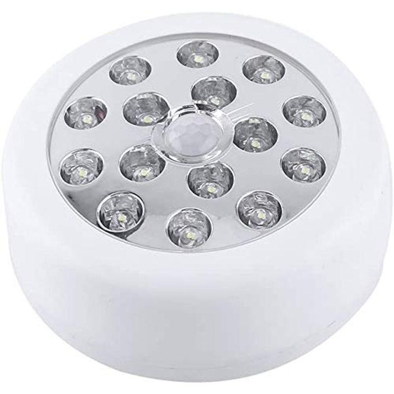 LED人感センサーライト センサーLEDランプ 壁掛けライト 電池式 15LED 3m範囲 人感/光感 驚く省エネ 掛け式/ネジで固定/マグ ...