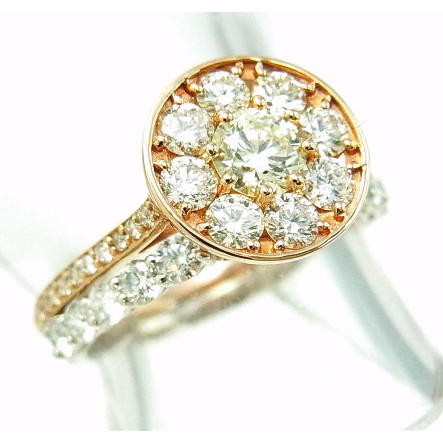 ダイヤ計1.024ct/ハート＆キューピッド鑑定/18金ピンク製リング/エタニティリングと相性抜群/商品動画/送料無料 : コタニジュエル ...