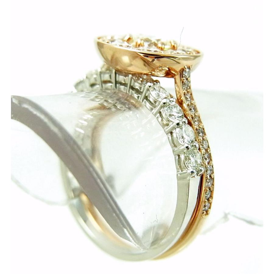 ダイヤ計1.024ct/ハート＆キューピッド鑑定/18金ピンク製リング/エタニティリングと相性抜群/商品動画/送料無料 : コタニジュエル ...