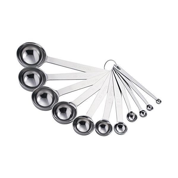 SW 18-8 極厚 計量スプーン 11本組 : 20241023014019-04239 : コタロウSHOP - 通販 - Yahoo!ショッピング