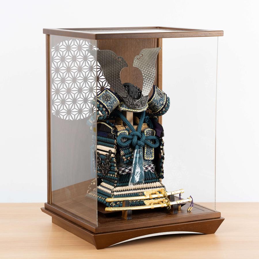 ことの奉納鎧（5AO-0011）コンパクトな五月人形 節句兜 コンパクト おしゃれ インテリア 端午の節句 : 5ao-0011 : てづくり工房 木 都 - 通販 - Yahoo!ショッピング