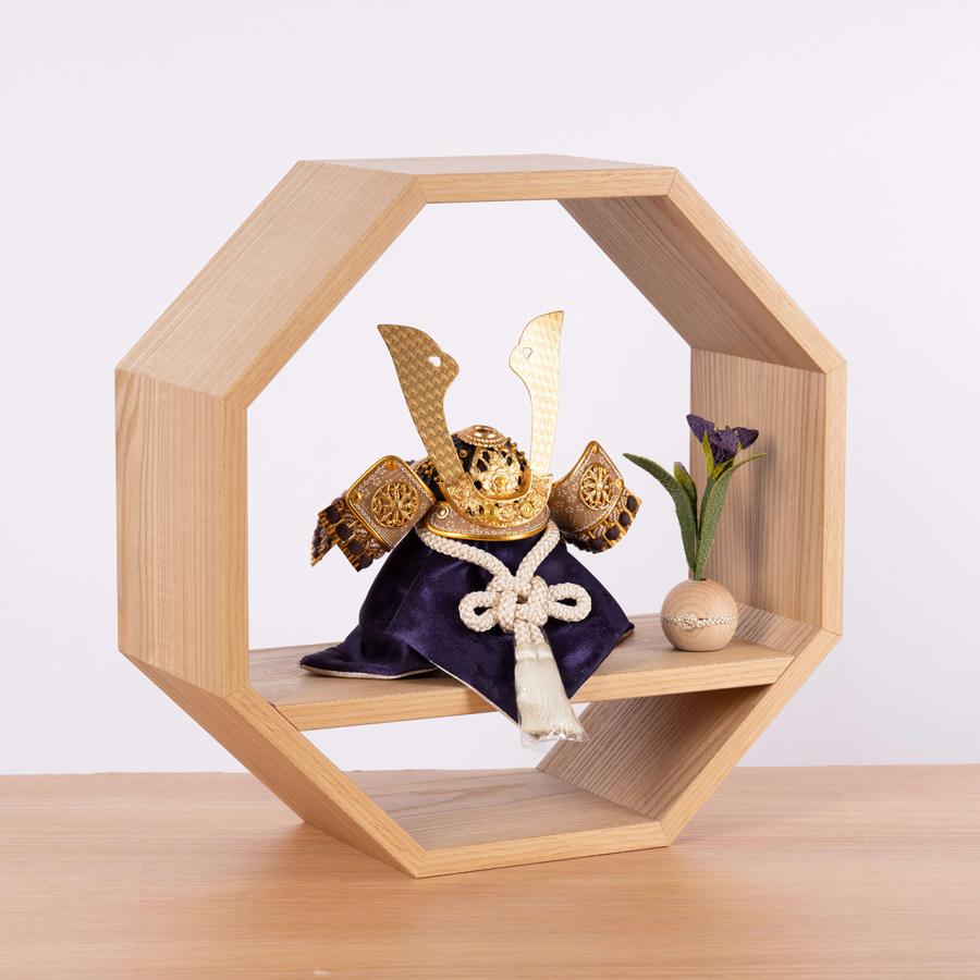 ことの兜（5RYO-0600）コンパクトな五月人形 節句兜 コンパクト おしゃれ インテリア 端午の節句 : 5ryo-0600 : てづくり工房 木 都 - 通販 - Yahoo!ショッピング