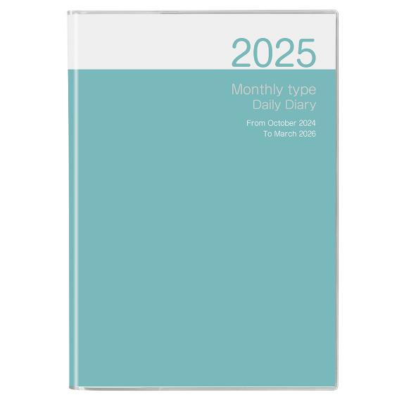 ノートダイアリー2025／セミB5／ブルー 2024年10月始まり〜2026年3月 NS-002-25B ナカバヤシ : アートかぼす・コトブキヤ文具店ヤフー店 - 通販 - Yahoo!ショッピング