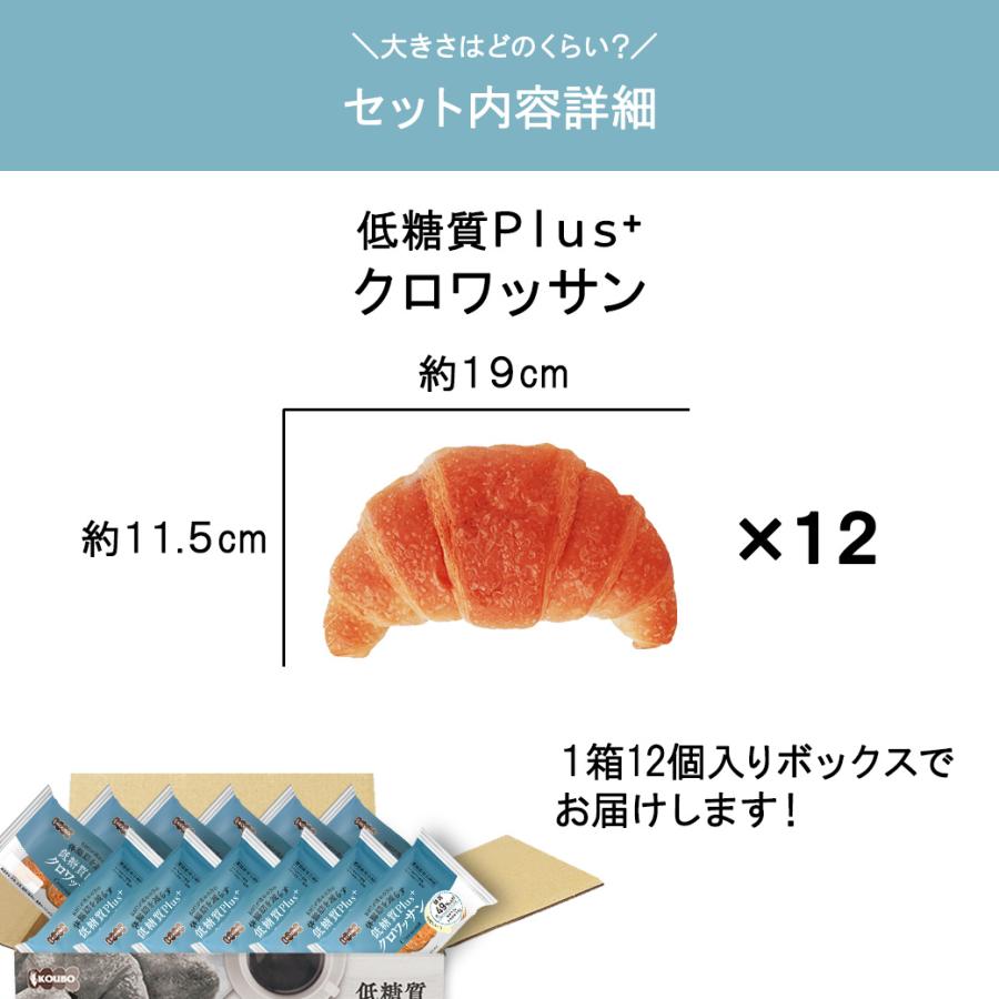 KOUBO 低糖質パン 低糖質Plus クロワッサン12個入り 機能性表示食品 ポイント利用 : KOUBO - 通販 - Yahoo!ショッピング