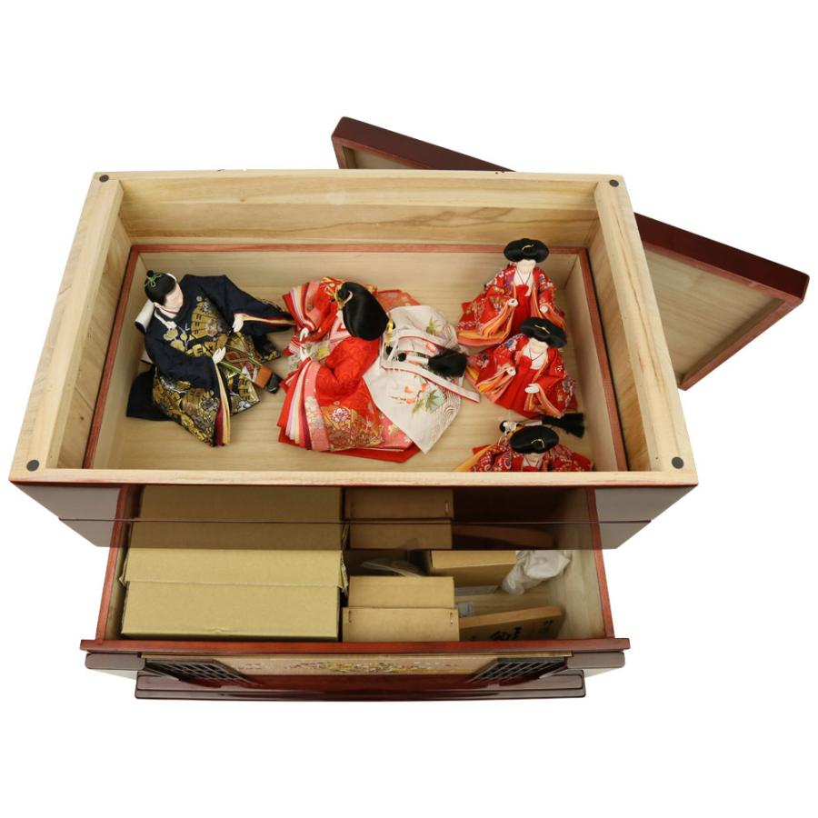 雛人形 ひな人形 三段収納飾り ぷり姫 工房天祥オリジナル 小三五親王芥子官女 三段収納飾り 五人飾り : n012pr-ks8-wae : 人形広場 雛人形・五月人形専門店 - 通販 ...