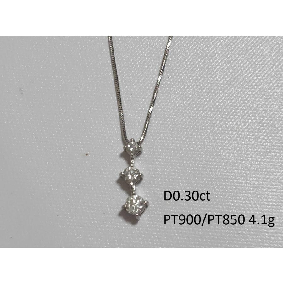 プラチナ ネックレス D0.30ct PT900/PT850 4.1g ネックレス(貴金属) 宝石 ダイヤモンド ダイヤ レディース ヴィンテージ アクセサリー : 222769401 ...