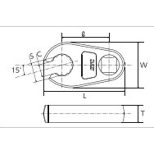 KTC BNS3-08W 9.5SQ クローフットレンチ : 工具計画 プロツールショップ - 通販 - Yahoo!ショッピング