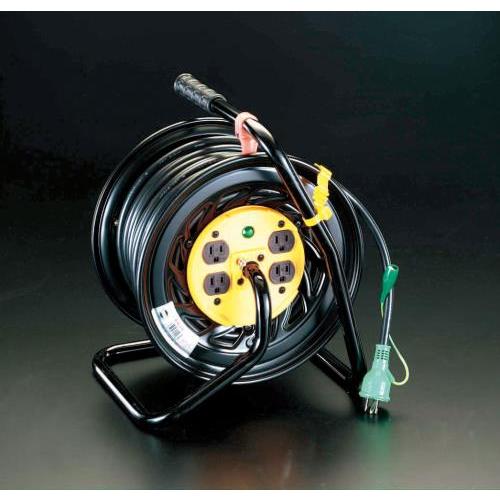 エスコ 日動工業 EA815DA-2 AC125V/22A/30m コンセント固定リール(アース付) : 工具計画 プロツールショップ - 通販 - Yahoo!ショッピング