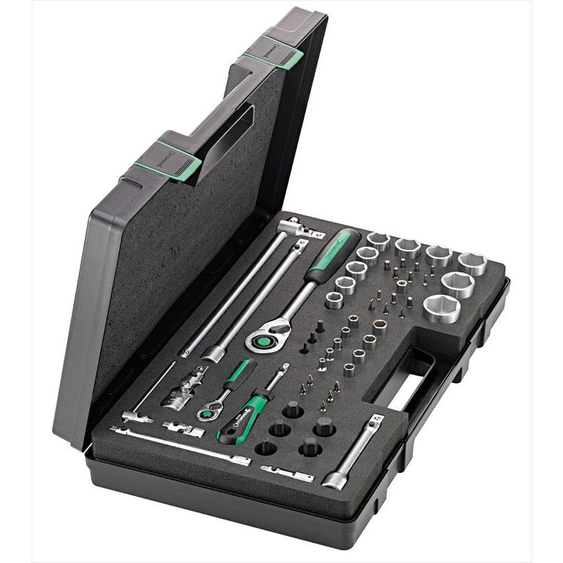 STAHLWILLE スタビレー 57点組 1/4SQ 1/2SD ソケットレンチセット : 工具計画 プロツールショップ - 通販 ...