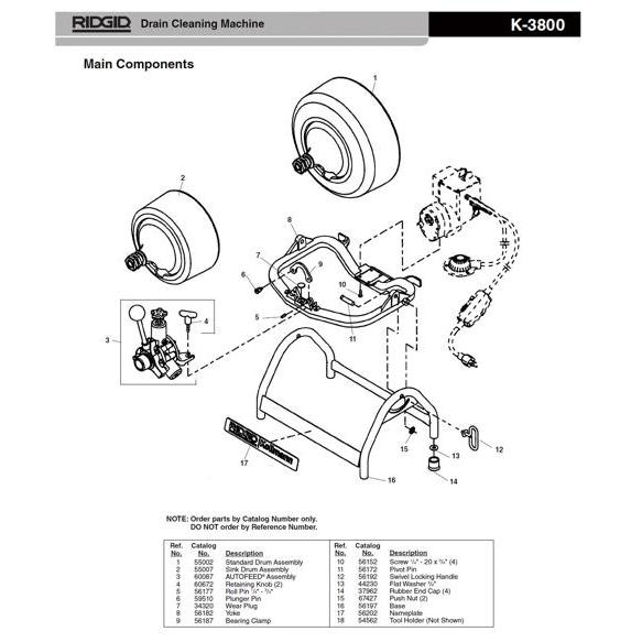 RIDGID リジッド 44230 ワッシャー F/K-3800 (5枚入) (5個入) :000520944230:工具計画 プロツール ...