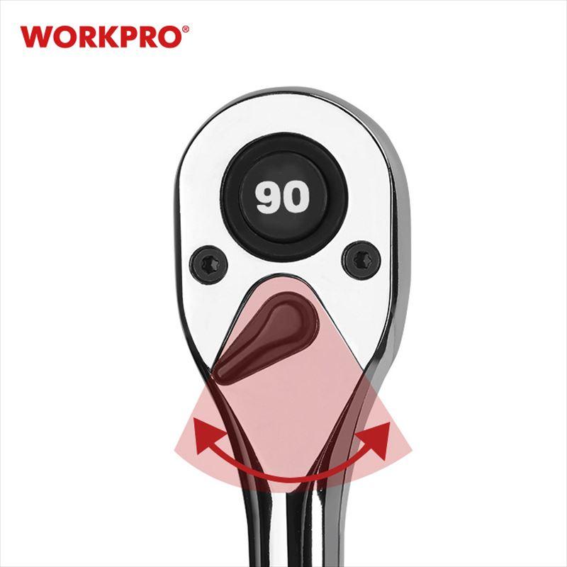 WORKPRO ワークプロ WP271006 1/2DR ラチェットハンドル クイックリリース 90ギア : 工具計画 プロツールショップ - 通販 - Yahoo!ショッピング