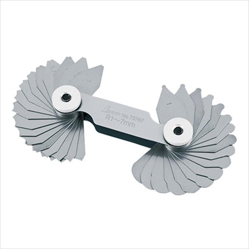 シンワ（工具） シンワ ラジアスゲージA 34P 73767 R1~7 : 工具計画 プロツールショップ - 通販 - Yahoo!ショッピング