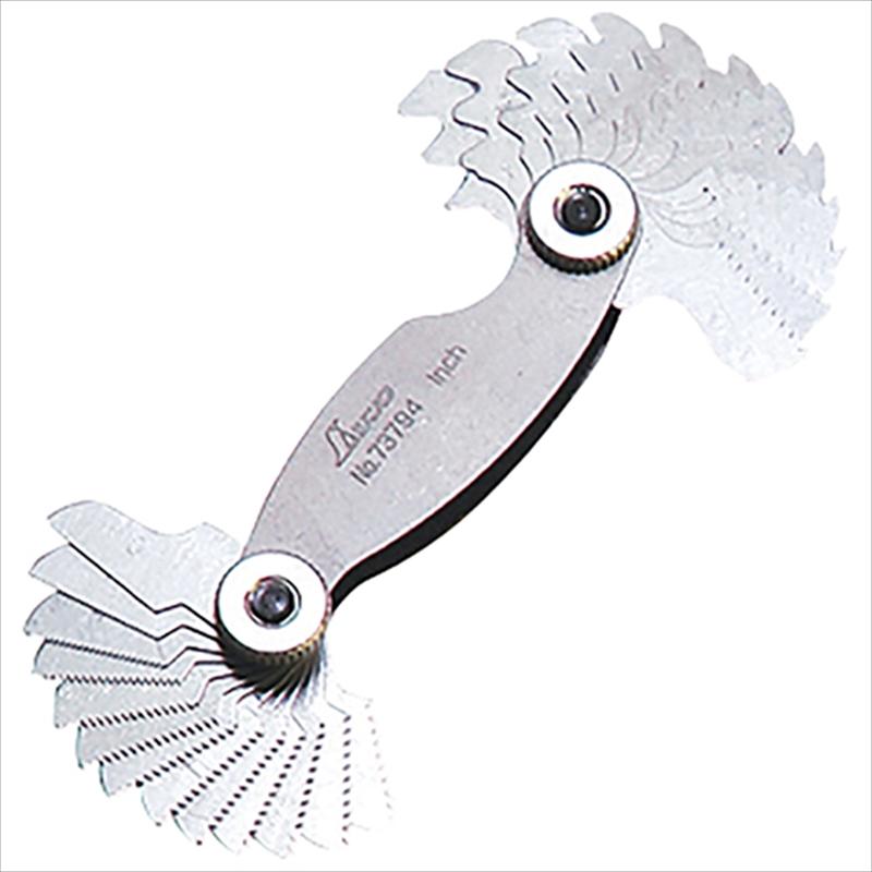 シンワ（工具） シンワ ピッチゲージA-2 26P 73794 インチヨウ : 工具計画 プロツールショップ - 通販 - Yahoo!ショッピング