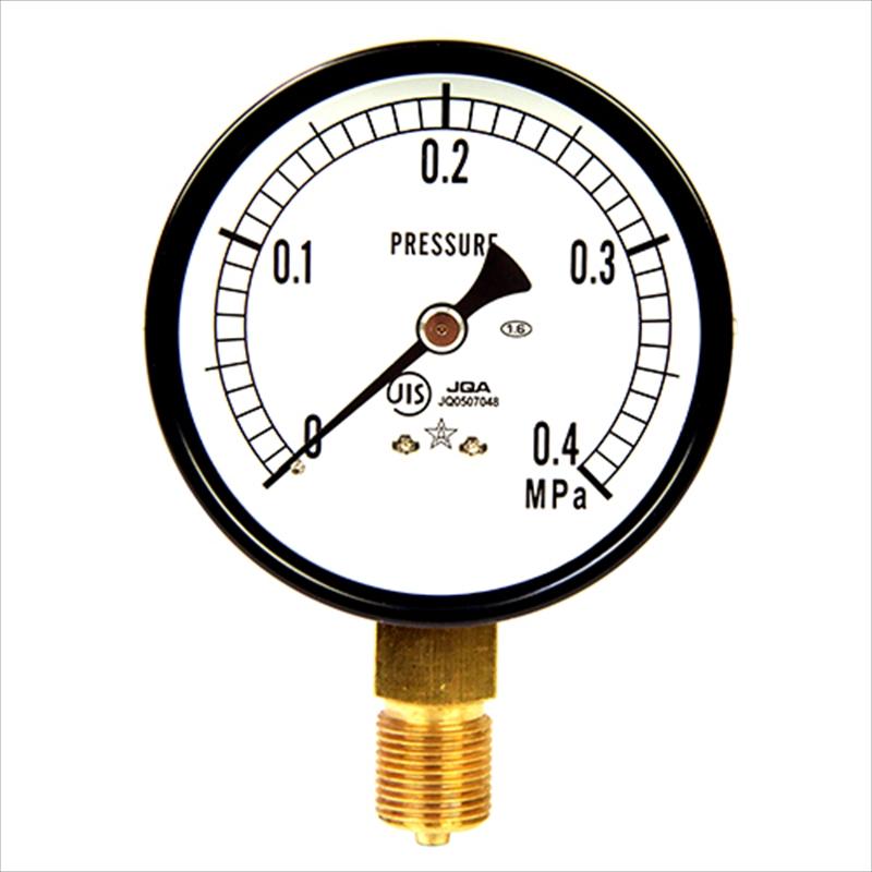 右下精器 汎用圧力計A75・G3/8 S-31・0.4MPA : 工具計画 プロツールショップ - 通販 - Yahoo!ショッピング
