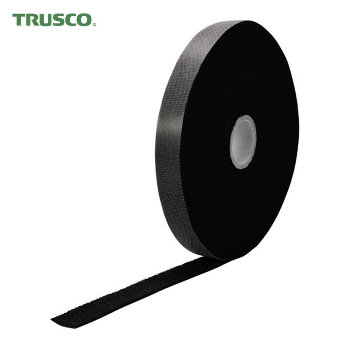 TRUSCO中山 トラスコ TRUSCO 結束テープ マジックケーブルロールタイ 幅15mm×長さ10m黒 (1巻) 品番：TRMGTP ...