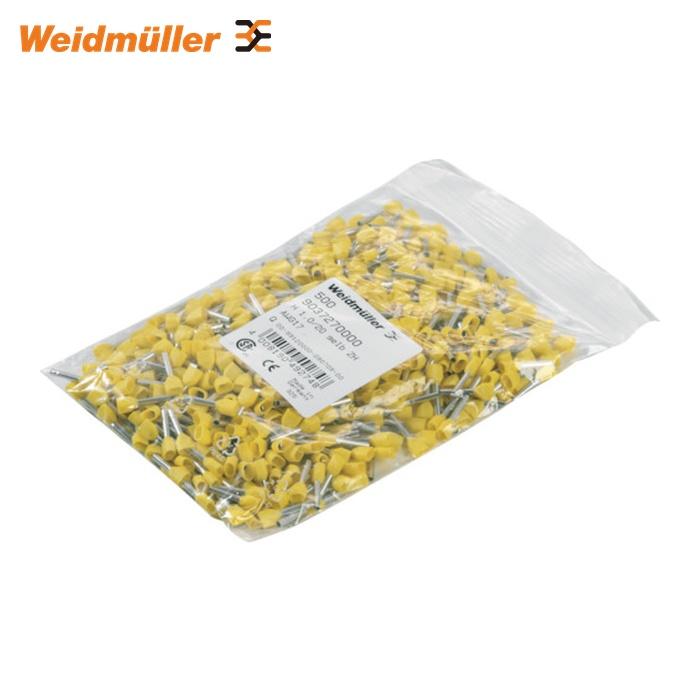日本ワイドミュラー 2本用絶縁カバー付圧着端子 H0.75/16 ZH W SV フ (100個) 品番：9004900000 : 工具ランド ...
