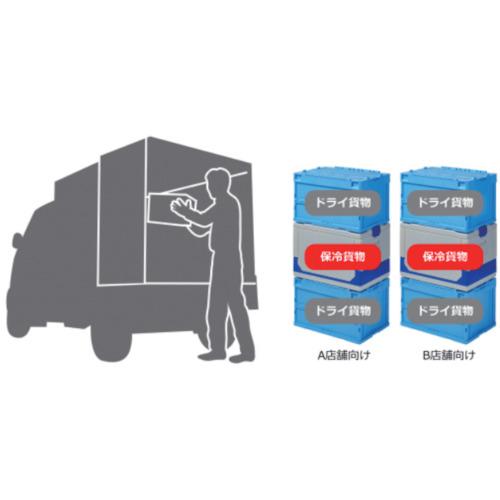 ワコン クーラーボックス クールワン折りたたみ保冷ボックス グレー (1