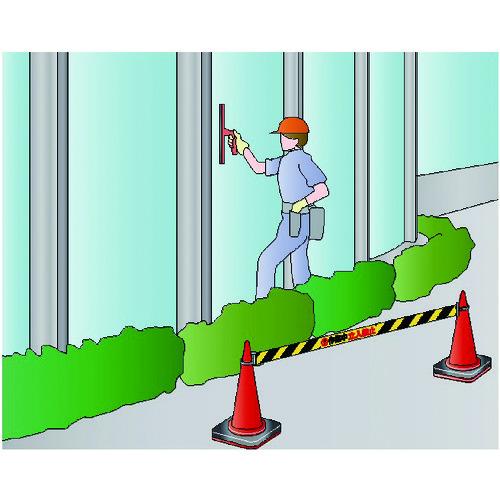 中発販売 Reelex バリアリールminiポータブル シート 黄・黒 (1個) 品番：BRMS-5027A 安全用品 ガードテープ バリアテープ : ts-4812051 : 工具ランド ...