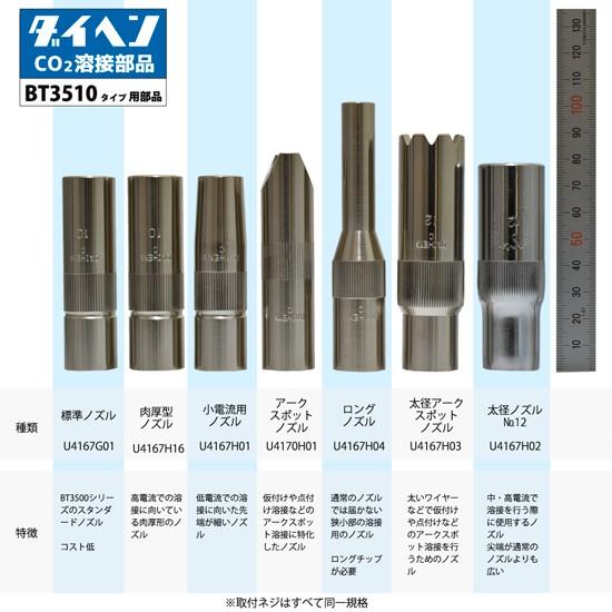 ダイヘン ( DAIHEN ) A チップ φ 1.2 mm K980C26 CO2 MAG 溶接 ブルートーチ BT3510 シリーズ 用 ...