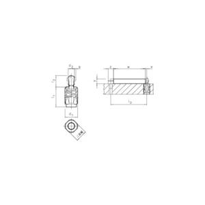 HALDER スティールばね付プレッシャー・ピン オネジ、SS、シール無 12×19L 22150.0335 :1059083:工具の楽市 - 通販 - Yahoo!ショッピング