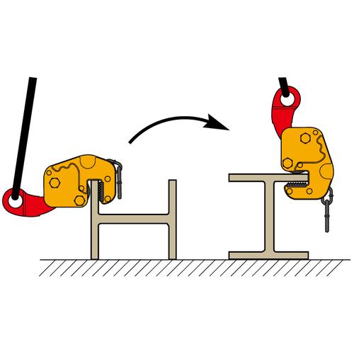 スーパー 縦・横兼用吊りクランプ 基本使用荷重（縦・横）：0．5t GVC0.5R : 2066780 : 工具の楽市 - 通販 - Yahoo!ショッピング