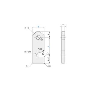 TRUSCO 型開き防止プレート 赤 T-DDPPH38-60-R :2573834:工具の楽市 - 通販 - Yahoo!ショッピング