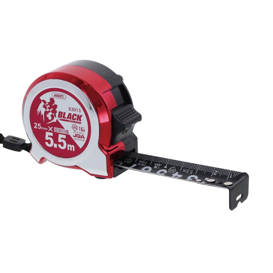 侍B超コンパクトコンベJIS25−5．5M 赤≪お取寄商品≫ : 工具の楽市 - 通販 - Yahoo!ショッピング