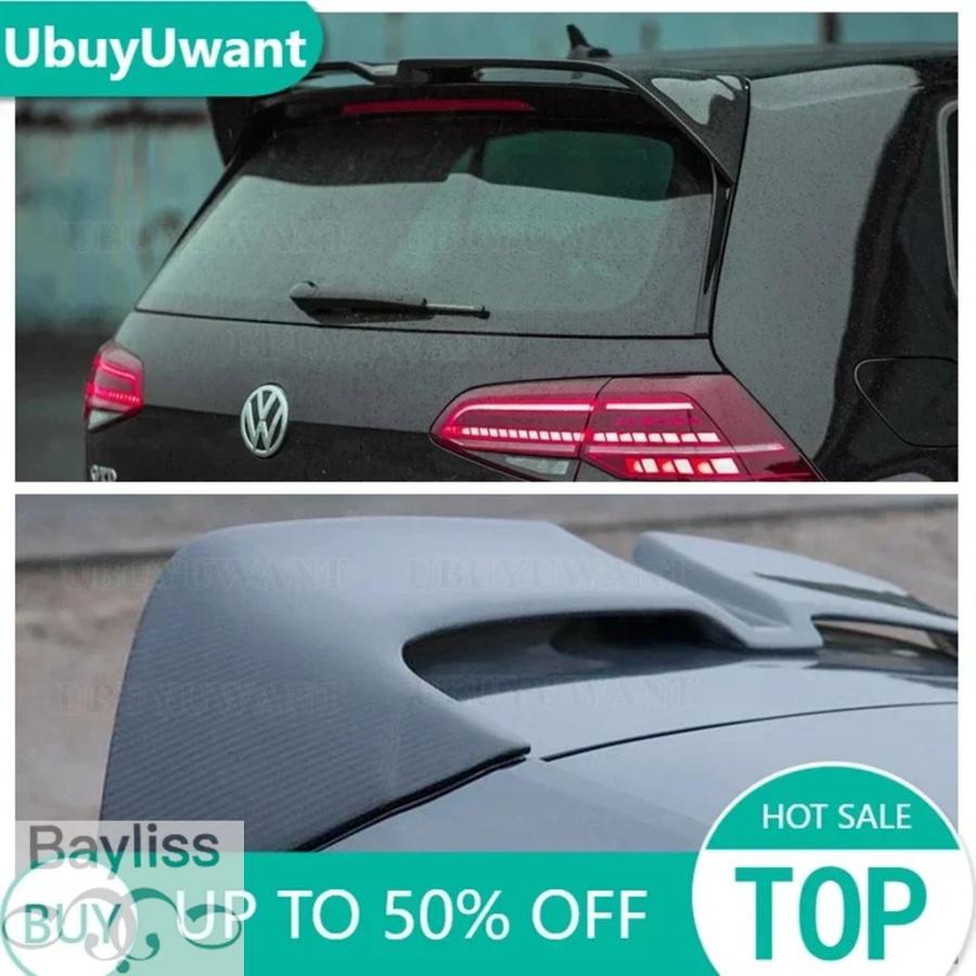 Oettinger スタイルルーフスポイラーフォルクスワーゲンゴルフ MK7 7.5 GTI R GTD ABS リアスポイラーアレロンゴルフ 7 2013 - 2020 : HIRYU ...