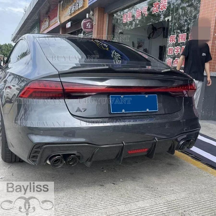 カーボンカーリアウィング トランクリップ アウディa7 s7 rs7 c8 カルツテカスタイル : HIRYU - 通販 - Yahoo!ショッピング