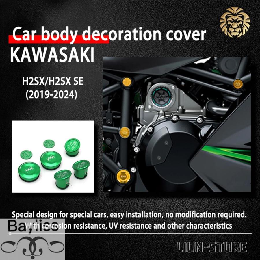 バイク 二輪ボディデコレーションカバー カワサキh2sx r2 sx h2sx se 2019 2020 2021 2022 2023 2024用アクセサリー : HIRYU - 通販 ...