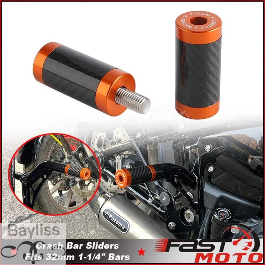 ハーレーローライダー ST FXLRST 117 FXLR ストリートボブ FXBB FXBBS エンジンガードクラッシュバーエンドスライダープロテクターガードフレーム : HIRYU ...