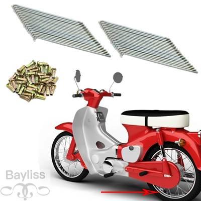 リアホイールスポーク 36個セット ホンダカブc50 c70 c90 c100 ss50 90 cl50 cm90 cd50 : HIRYU - 通販 - Yahoo!ショッピング